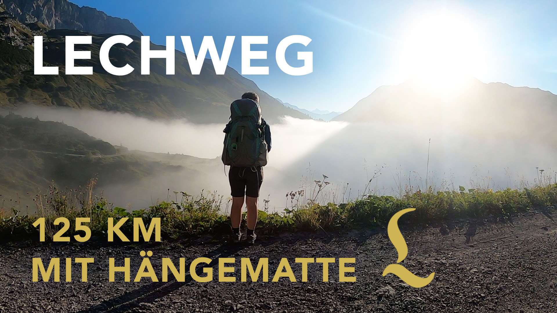 Lechweg mit Hängematte – Slowtrekking